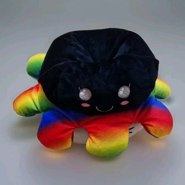 FILPEMS OCTOPUS MOOD Soft Plush Toy Teddy Reversible £10.07 - PicClick UK