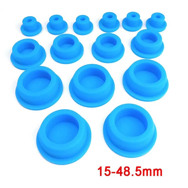SILICONE RUBBER BLANKING End Caps Pipe Tube Inserts Plugs Bung 15mm-48 ...