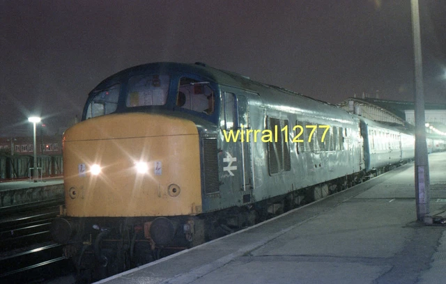 ORIGINAL RAILWAY NEGATIVE Class 45 45137 at Bristol(plus nameplate) £3. ...