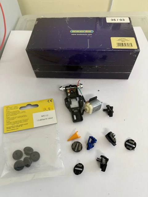 SCALEXTRIC SPARE PARTS: Motor , Pickups ,Chassis , Gears , Mini Cooper ...