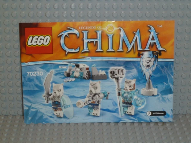 LEGO® CHIMA BAUANLEITUNG 70230 Ice Bear Tribe Pack ungelocht ...