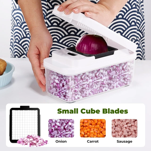 KITCHEN MANDOLINE FOOD Chopper - Vegetable Cutter - Food Onion Salad ...