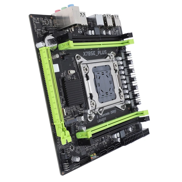DESKTOP COMPUTER MOTHERBOARD X79SE Plus LGA 2011 Motherboard USB2.0 ...