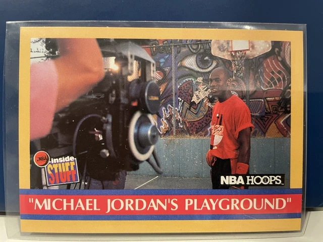 MICHAEL JORDAN'S PLAYGROUND 1990 Nba Hoops Michael Jordan Inside Stuff ...