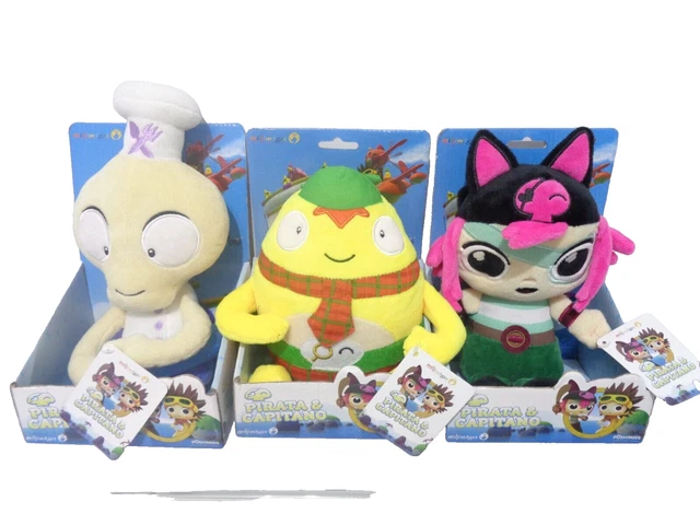 SET OF 3 Pirata and Capitano Soft Plush Toys 24cm by Posh Paws - New in ...