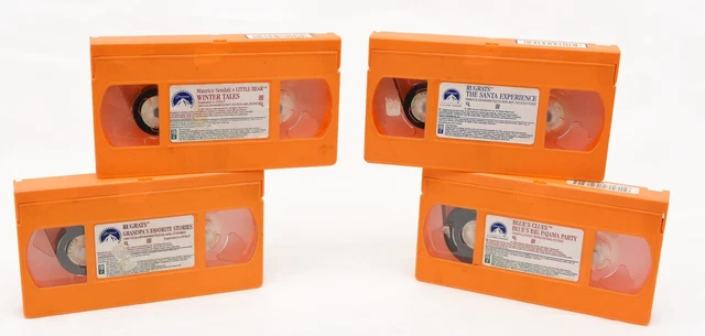 NICKELODEON NICK JR Rugrats, Blue’s Clues, Little Bear VHS Lot Untested ...