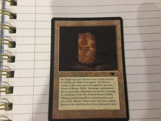 BRONZE TABLET MTG Magic the gathering cards $18.00 - PicClick AU