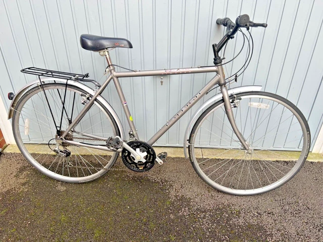 VINTAGE RETRO MEN'S Grey Raleigh Classic Pioneer Hybrid Bike £75.00 - PicClick UK
