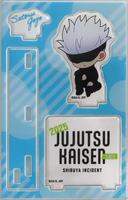 JUJUTSU KAISEN CAFE 2025 Satoru Gojo Mini Chara Acrylic Stand Shibuya ...