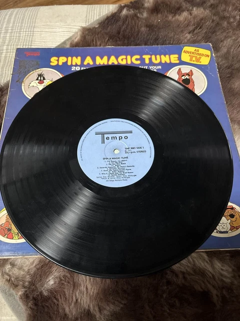 SPIN A MAGIC Tune LP Vinyl Tempo 1973 Cartoon TV £5.65 - PicClick UK