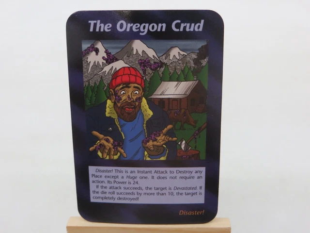 ILLUMINATI CARD INWO - THE OREGON CRUD Steve Jackson CGG Card Game ...