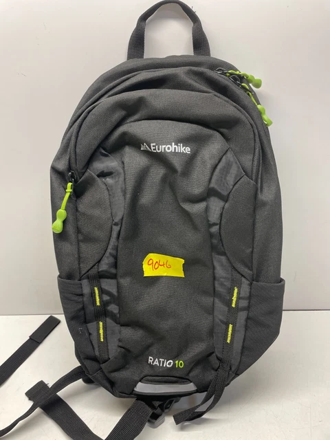 EUROHIKE RATIO 10 Litre Daypack Ventilated Backpack Hiking Walking ...