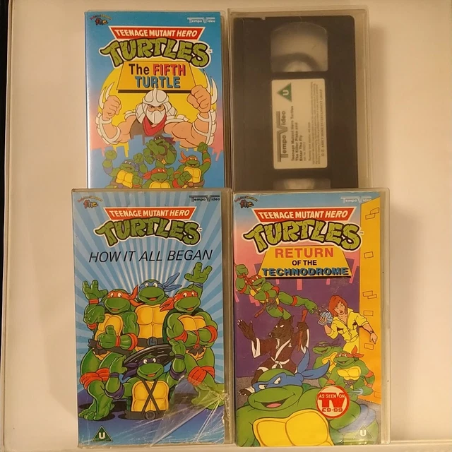 TEENAGE MUTANT HERO Turtles - VHS bundle £15.00 - PicClick UK