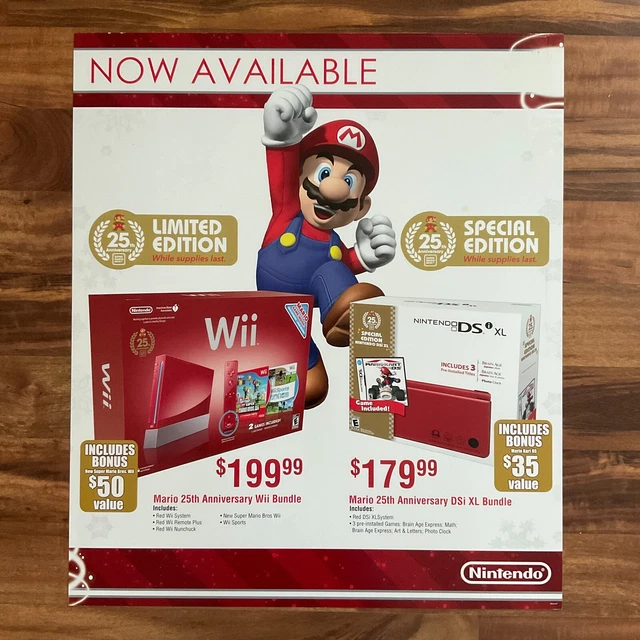 SUPER MARIO BROS Video Game Store Display Sign 24x28 NINTENDO ...