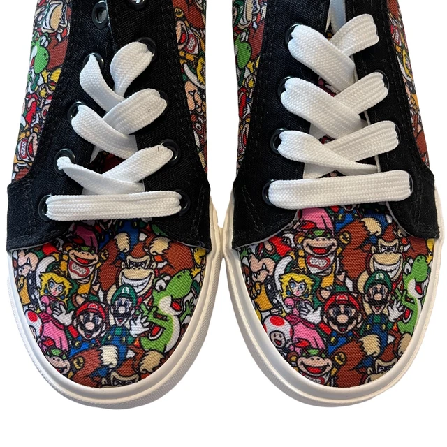GROUND UP SUPER Mario Bros Lace Up Shoes KIDS SIZE 13 Sneakers Official ...