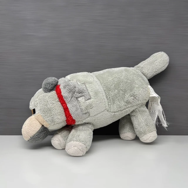 MINECRAFT WOLF DOG Plush Mojang JINX Soft Toy | 15" | *RARE* £15.00 ...