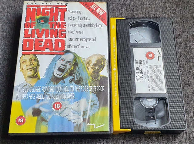 NIGHT OF THE Living Dead VHS Video Big Box Ex Rental Large Case Video ...