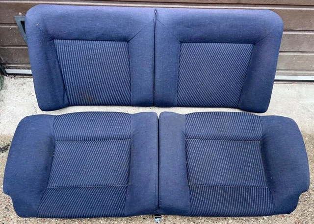VW GOLF MK1 Cabrio Cabriolet Convertible Rear Seat Bench Backrest Blue ...