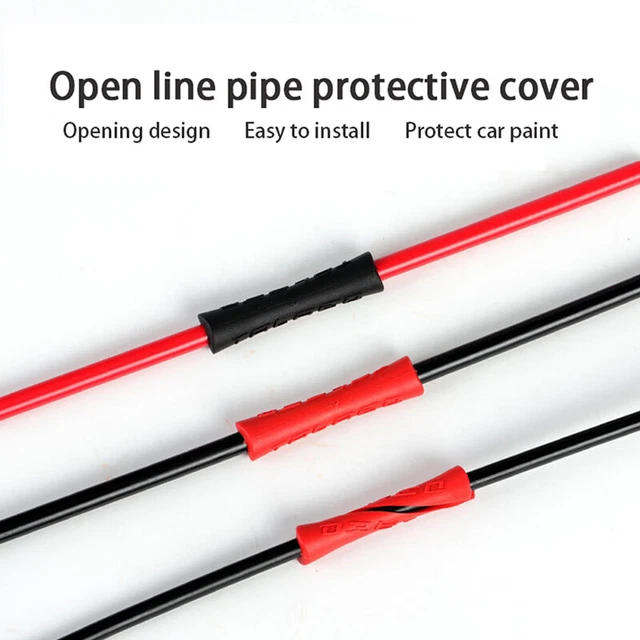 3/6PCS BICYCLE CABLE Protector Bike Frame Anti-friction Cycling Wrap ...