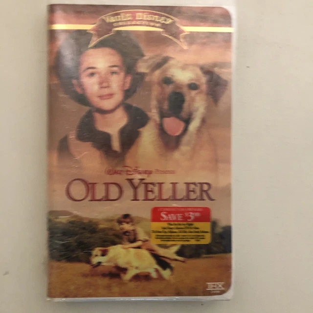 WALT DISNEY VAULT Collection OLD YELLER VHS VIDEO 2002 - BRAND NEW ...