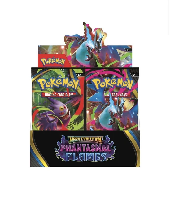 POKÉMON MEGA EVOLUTIONS: Phantasmal Flames Booster Box 36 packs ...