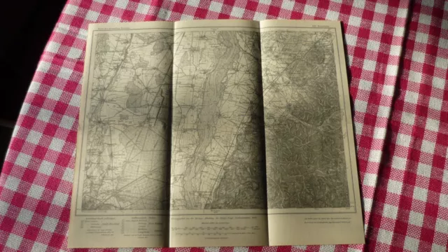 ENSISHEIM, ANZE, ELSASS, Karte des Deutschen Reiches 643, Auflagendruck ...