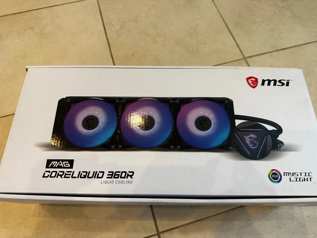 MSI MAG CORELIQUID 360R V2 360mm All-in-One Liquid CPU Cooler $45.46 ...