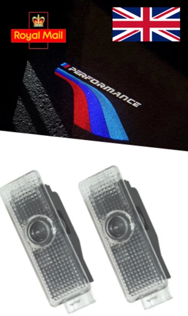 BMW M PERFORMANCE Logo puddle Welcome LED door lights 1,2,3,,5 Series ...