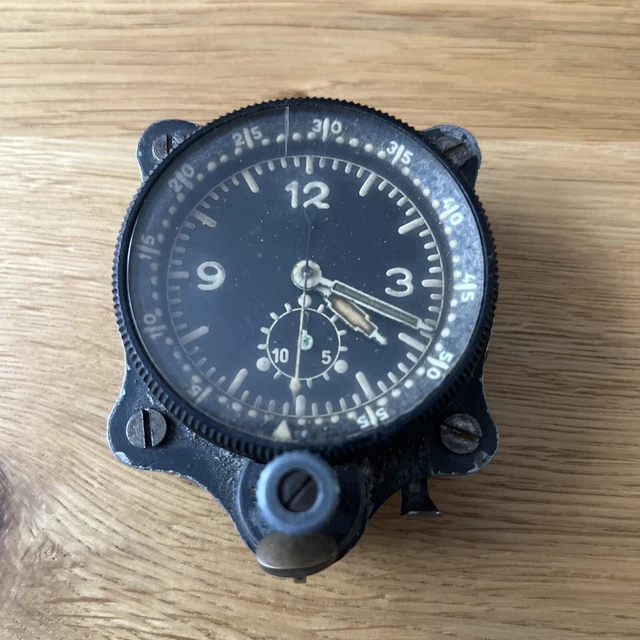WW2 GERMAN LUFTWAFFE Junghans J30BZ Aircraft Cockpit Clock. £255.00 ...