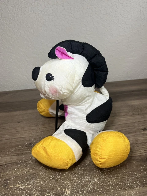 FISHER PRICE PUFFALUMP Zebra Pony Horse Nylon Parachute Plush Doll 1995 ...
