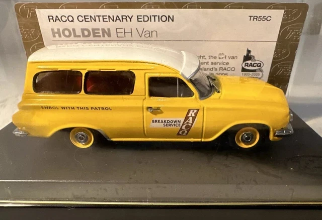 TRAX 1:43 TR 1963 Holden EH Van RACQ 100 Years Centenary Edition B.2 ...