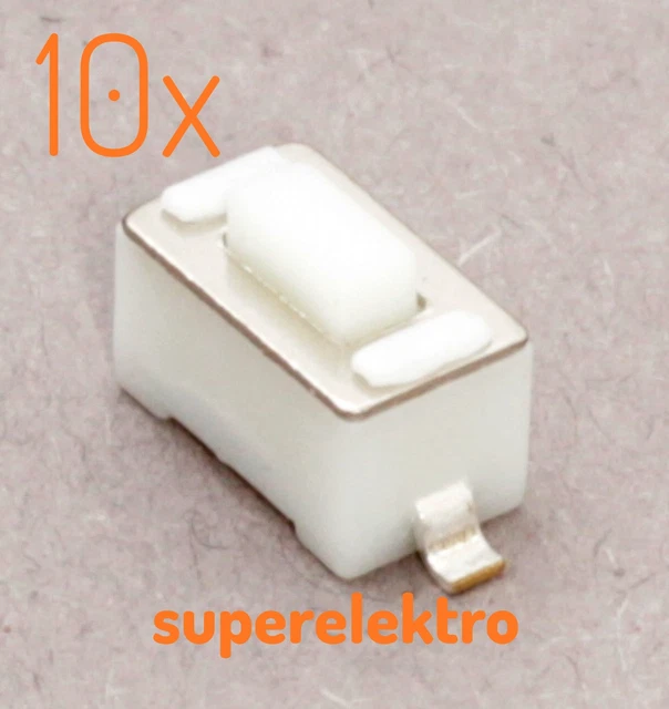 10X SMD-TASTER MIKROTASTER Kurzhubtaster Minitaster Mikrotaster 3x6x4 ...