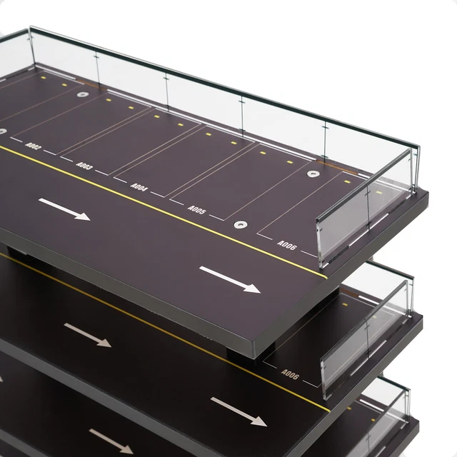 4-STORY DIORAMA 1/64 Car Garage Model Parking Lot Backdrop Display ...