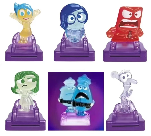 2024 MCDONALD'S DISNEY Inside Out 2 Happy Meal Toys Completed Set of 6 ...