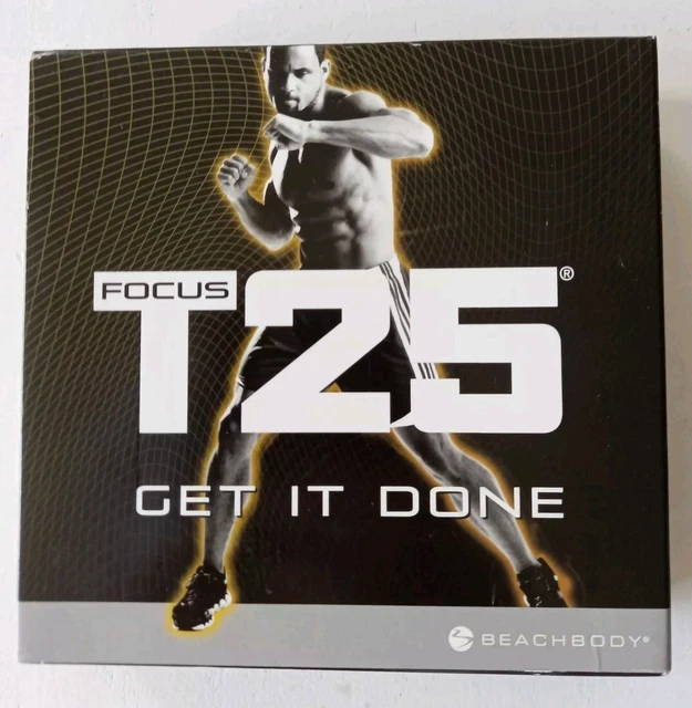 BEACHBODY FOCUS T25 Get It Done DVD Set - Alpha + Beta Workout - 9 Disc ...