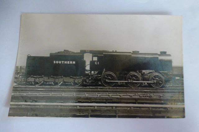 A089 SOUTHERN RAILWAY CI 'QI' Class Freight Locomotive Real Photo ...