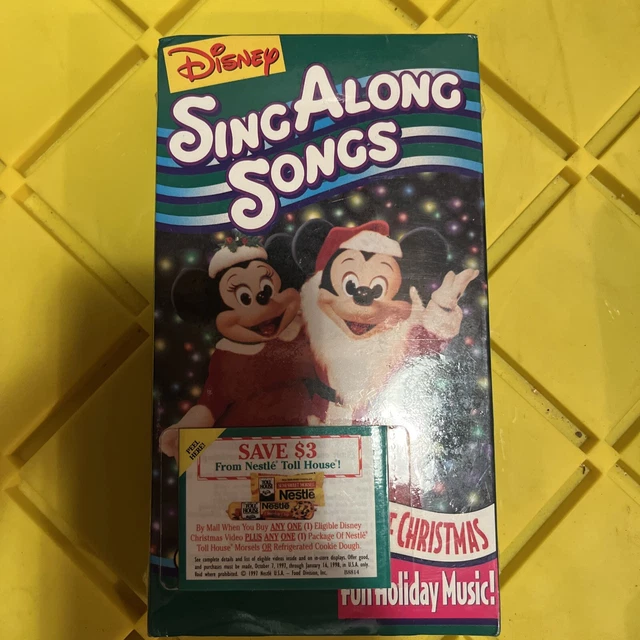 DISNEYS SING ALONG Songs - The Twelve Days of Christmas Holiday FunVHS ...