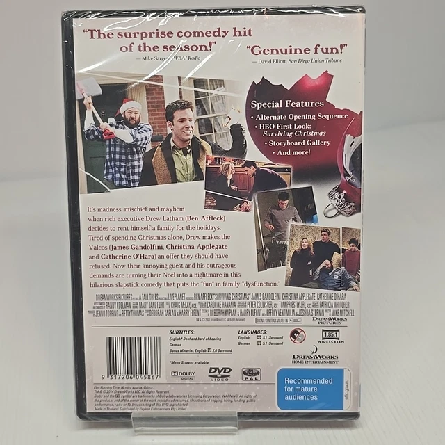 SURVIVING CHRISTMAS (DVD, 2004) Ben Affleck James Gandolfini Catherine ...