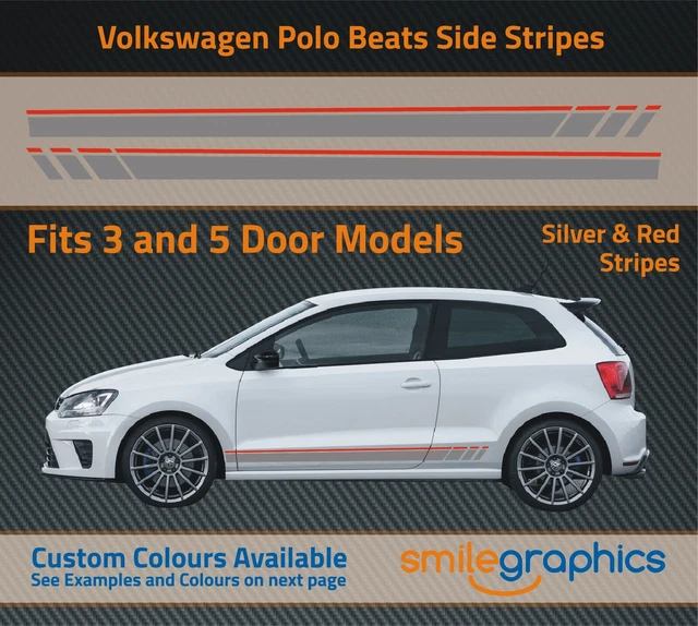 VW POLO BEATS Stripe Kit Stickers decals - Other colours available £24. ...
