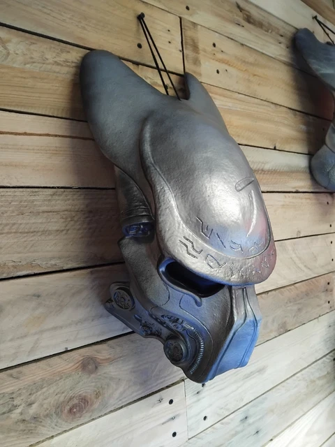 PREDATOR ELDER BIO Mask Wall Display Prop "FULL SIZE" Custom Made NEW £ ...