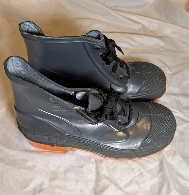 ONGUARD INDUSTRIES STEEL Toe Boots With Steel Shank Size 7 Made In The ...