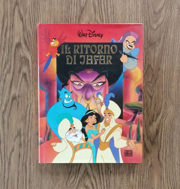 IL RITORNO DI Jafar Libro Aladdin Walt Disney Mondadori Disneyana Oro ...