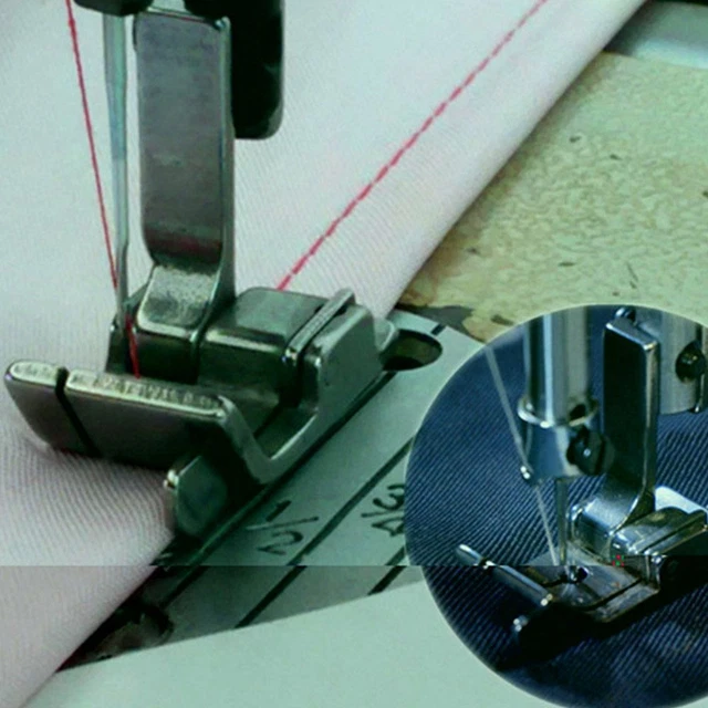 WALKING FOOT LOCK Stitch Full Steel Sewing Machine RIGHT & WIDE Presser ...