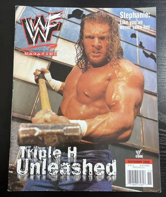 WWF WWE WRESTLING Magazine November 2000 Triple H Cover (No Poster ...
