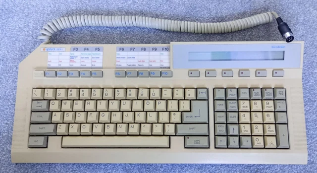 APRICOT XEN-I MICROSCREEN UK layout Keyboard 1988 vintage - RARE £67.28 ...