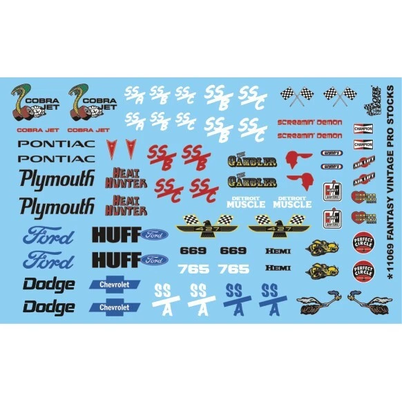 GOFER RACING DECALS Fantasy Vintage Pro Stocks Decal $8.95 - PicClick