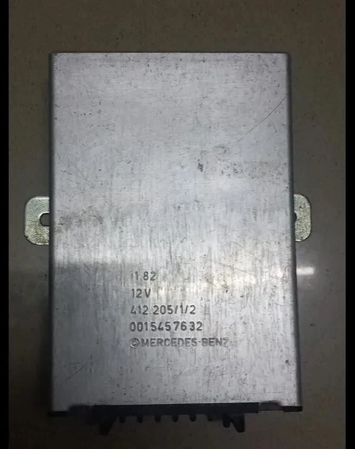 MERCEDES BENZ R107 W126 W124 W123 Sl Slc Control Unit Module 0015457632 ...
