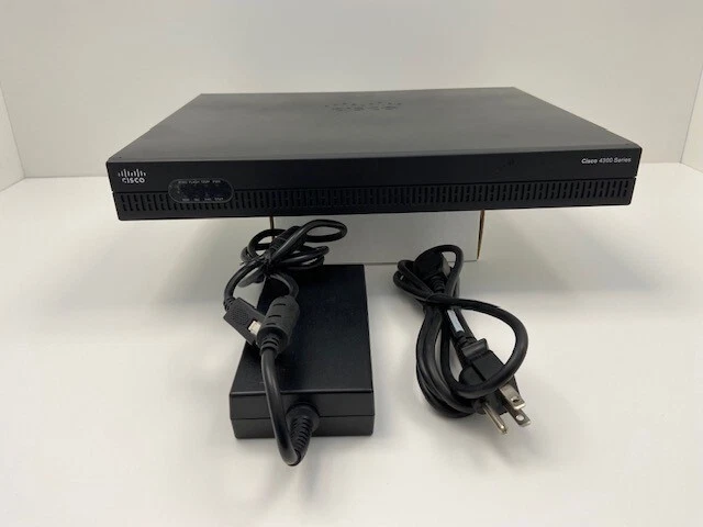 CISCO ISR4321/K9 ROUTER w/ power supply and cord – Rack Mountable $75. ...