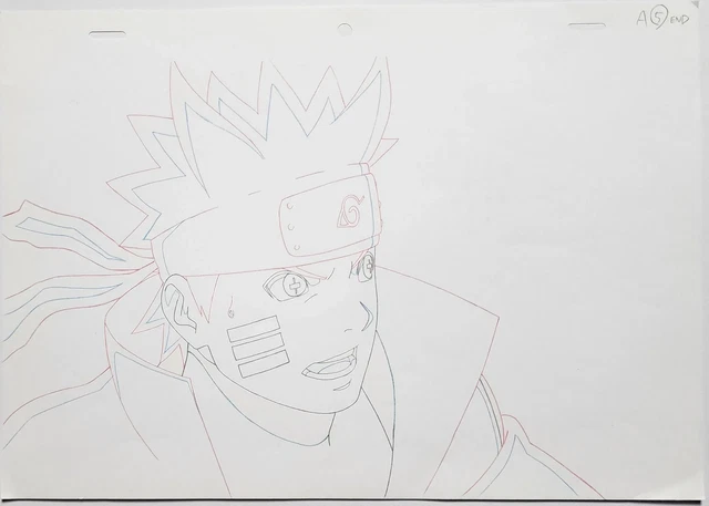 NARUTO ANIMATION PRODUCTION Cel Drawing Douga: Naruto - 4290 $140.00 ...