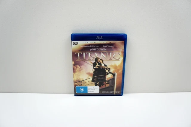 TITANIC 3D BLU Ray 1997 Kate Winslet Leonardo DiCaprio 3D + 2D 4 Disc ...